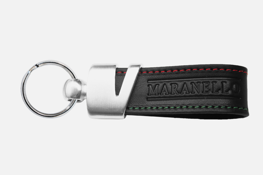 Custom metal and leather key rings - Hotel Gift Selection