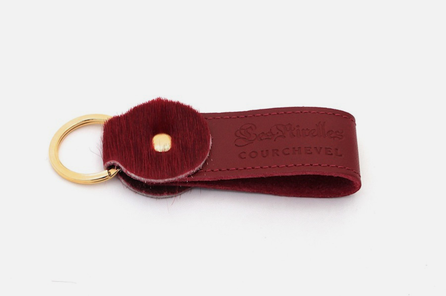 Custom long cowhide keyrings - Hotel Gift Selection