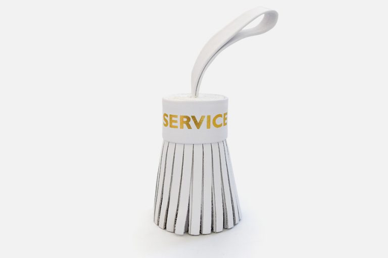 Custom leather room signs tassels - Hotel Gift Selection