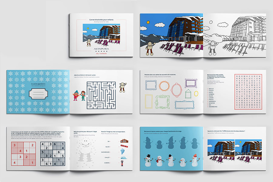 Custom fun activity book - Hotel Gift Selection