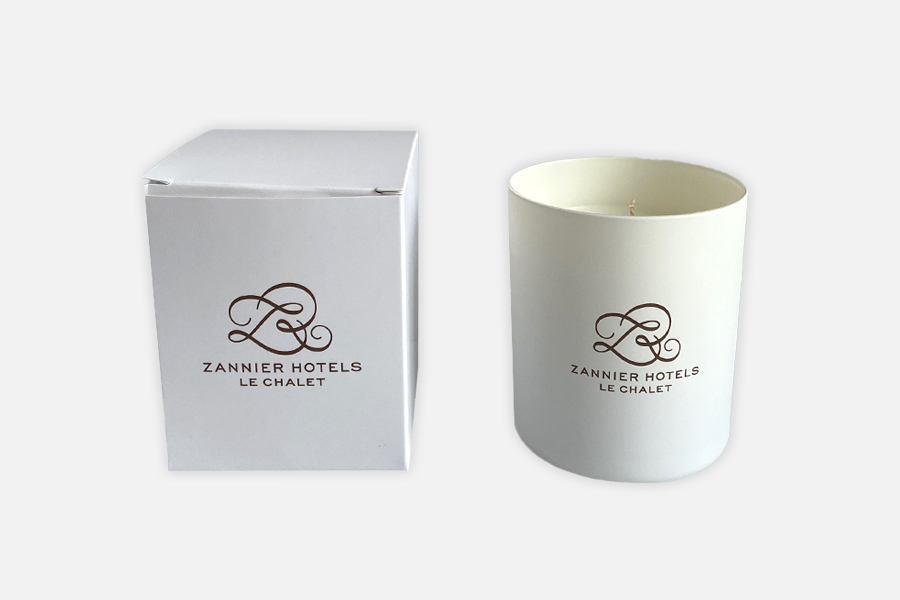 Customized 170g scented candles - Hotel Gift Selection