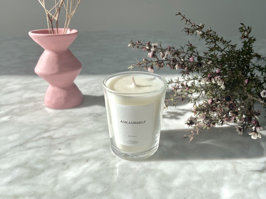 Bougie transparente parfumée personnalisée 80gr - Hotel Gift Selection